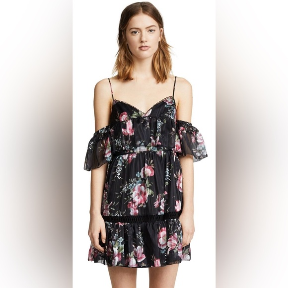 TALULAH | Dresses | La Maison Talulah Belonging Coldshoulder Dress Dark ...